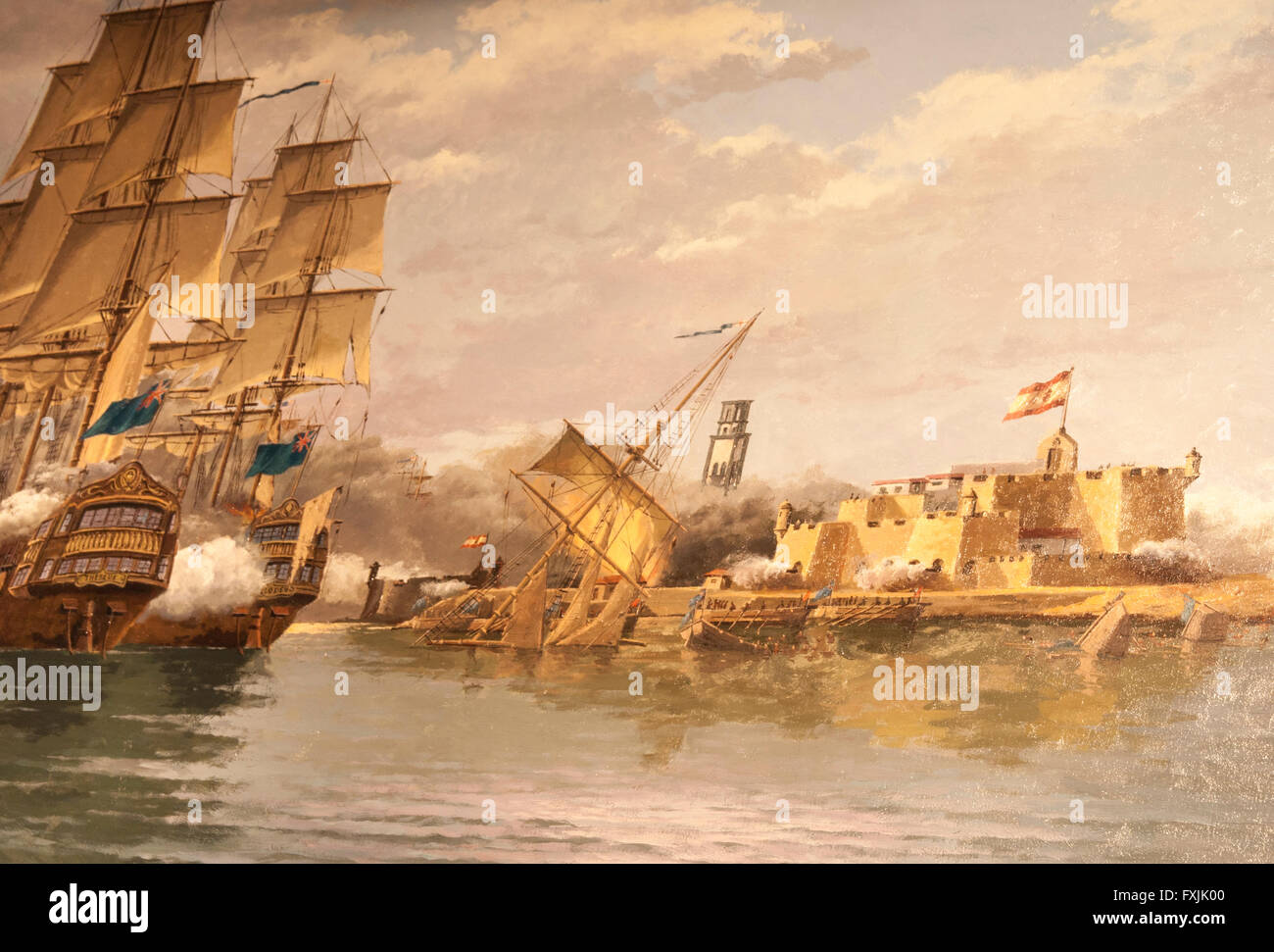 Nelsons fleet painting hi-res stock photography and images - Alamy